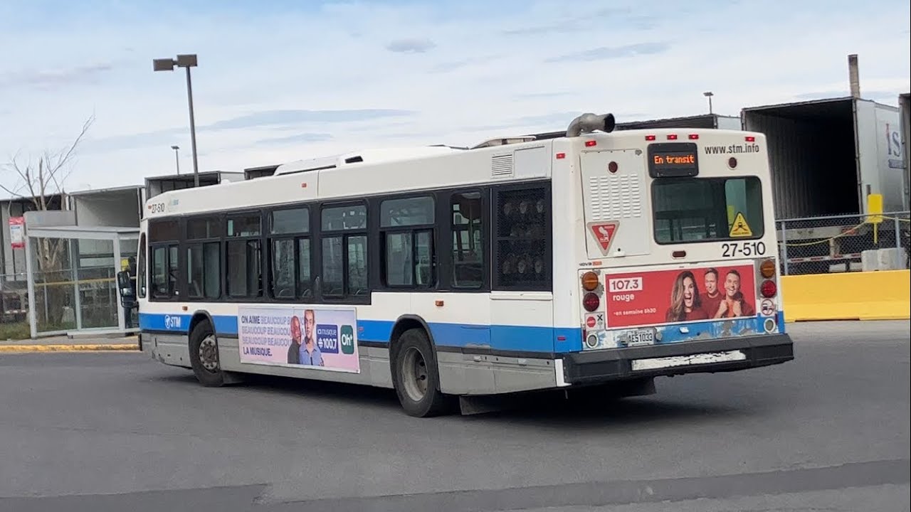 STM Bus # 27-510 {Retired} Ride On The 406 Express Newman Going West ...