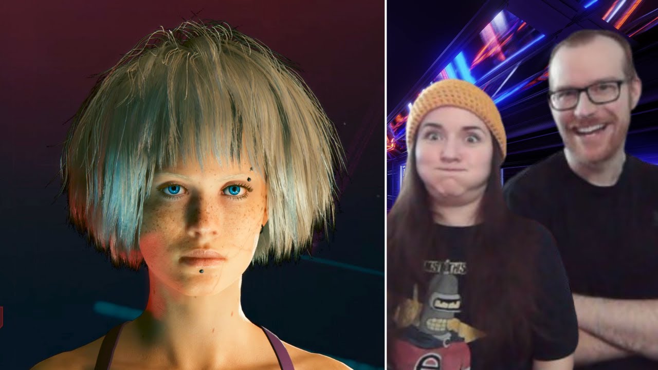 Cyberpunk 2077 - My Funny Character Design - YouTube