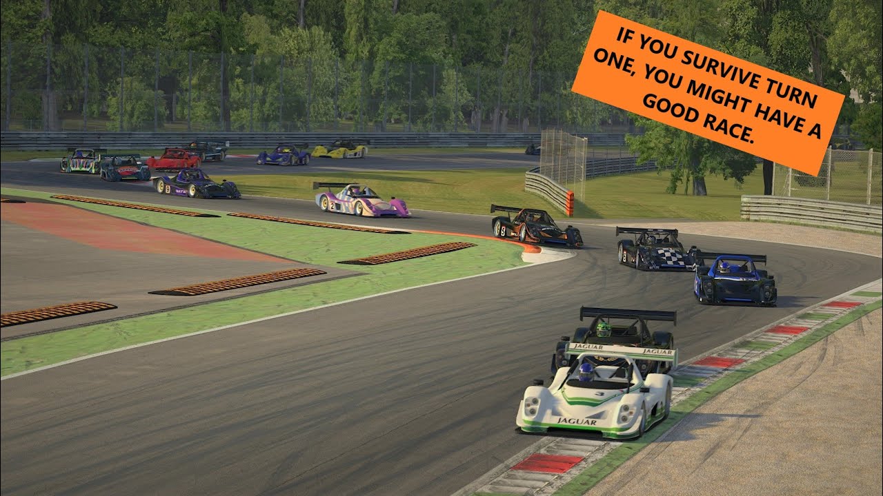 iRacing Radical SR8 Monza Race - P5 Start - Targa Simracing - YouTube