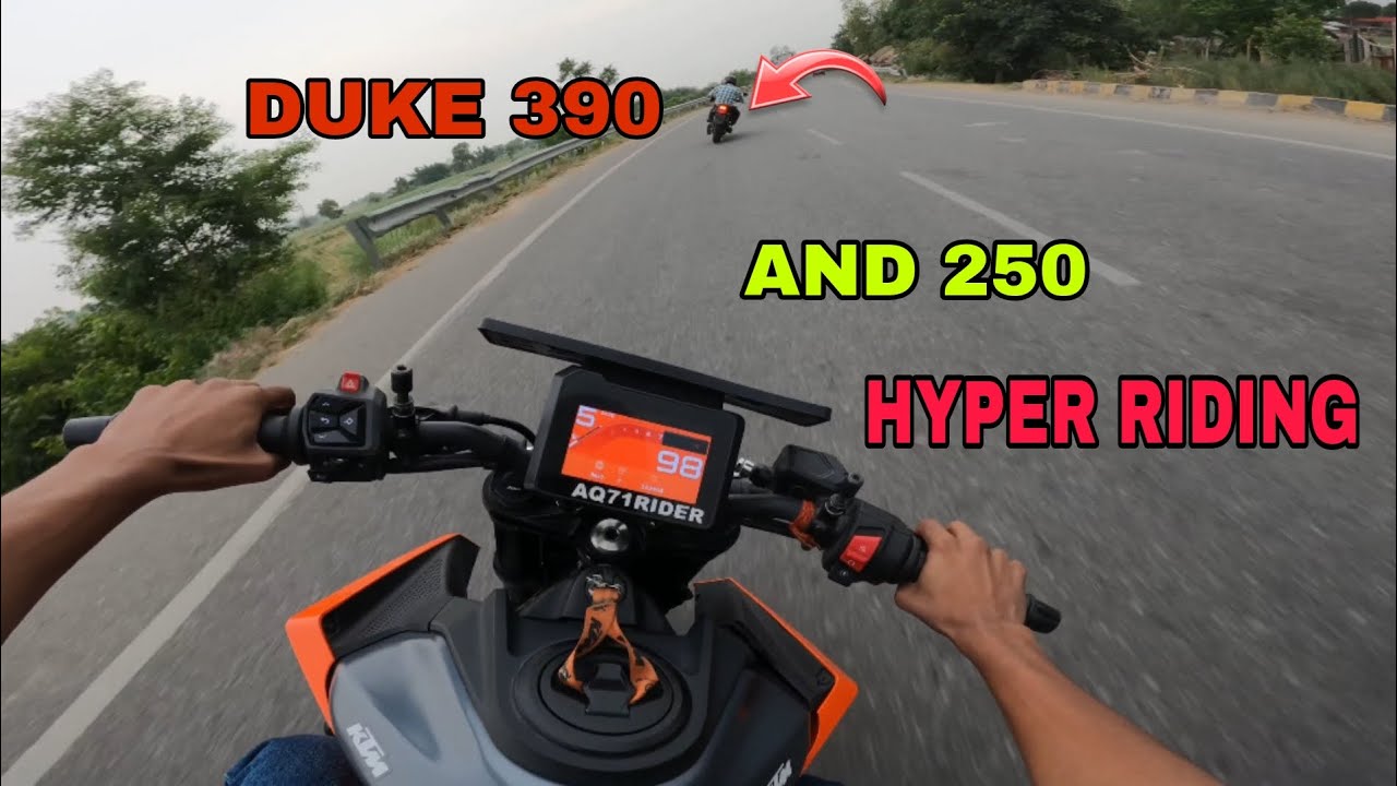 2025 Ktm Duke 390 Gen 3 Hyper Riding Duke 250 Hyper Ride - YouTube