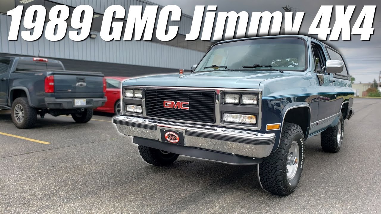 1989 GMC Jimmy 4X4 For Sale Vanguard Motor Sales #2121 - YouTube