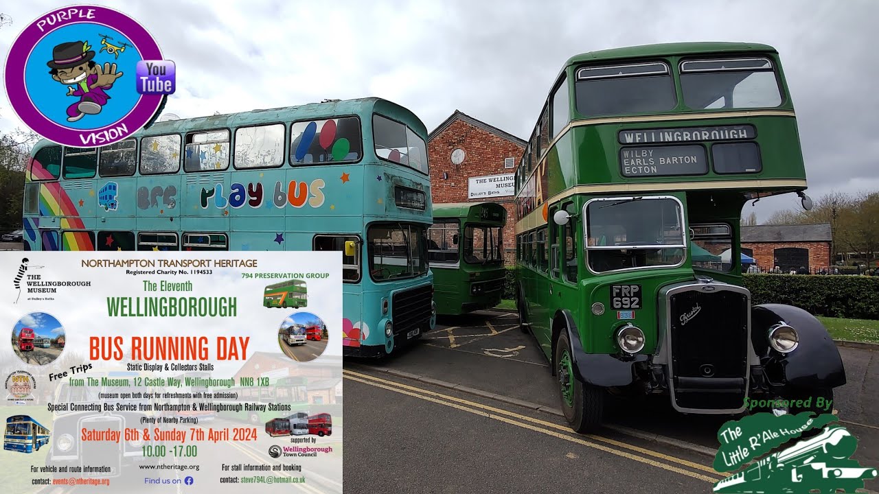 Wellingborough 11th Annual Bus Rally 2024 - YouTube