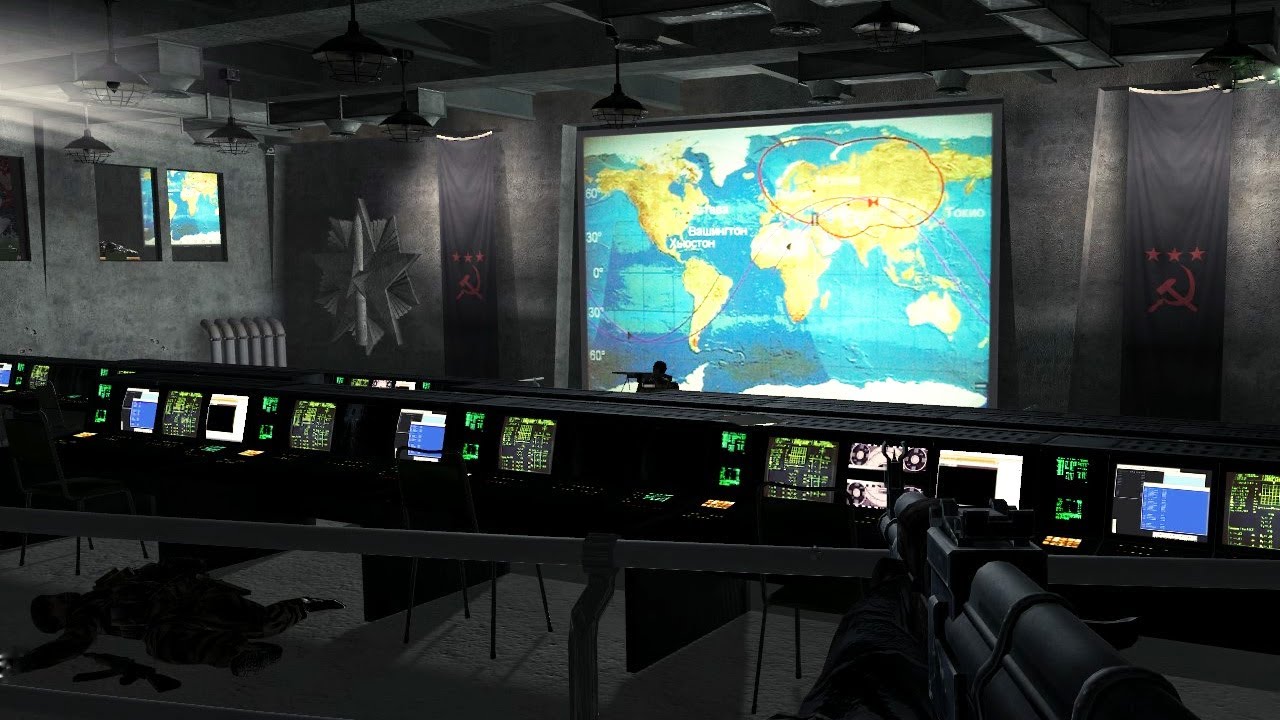 CALL OF DUTY 4 MODERN WARFARE - No fighting In the War Room | No ...