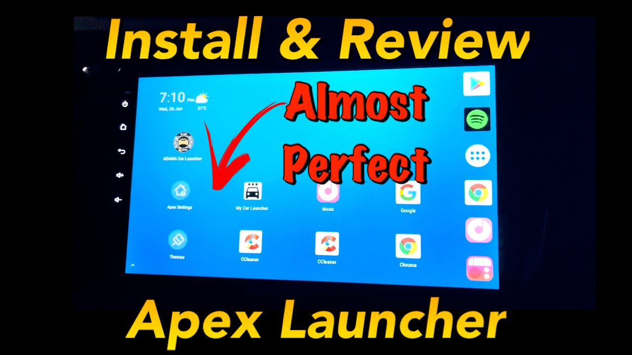 Install and Review Apex Launcher for Android Head Unit - YouTube