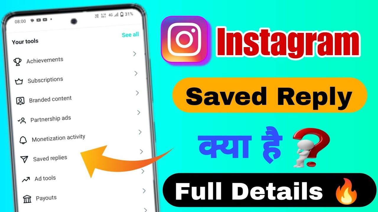 Create saved replies instagram kya hota hai | saved replies instagram | instagram add saved ...
