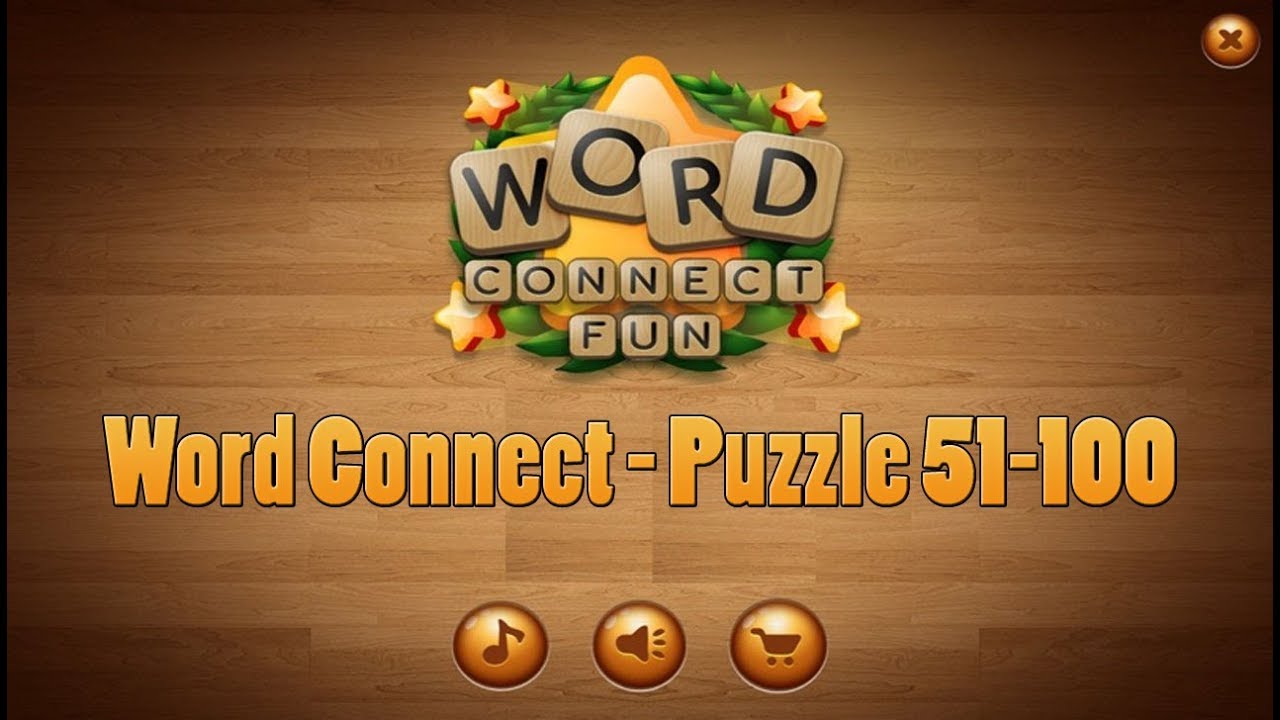 Word Connect - Word Game Puzzle 51-100 Answers - YouTube