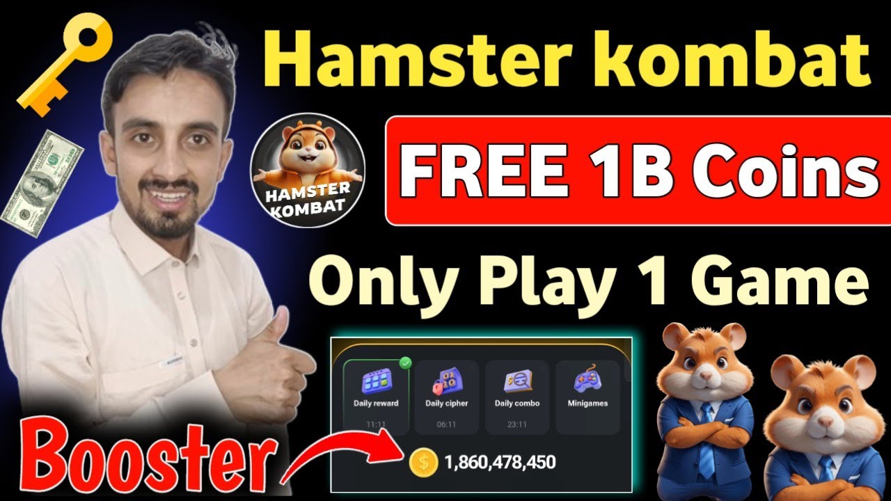 1B Coins Free Hamster Kombat | 1 Trick to increase your hamster coins ...