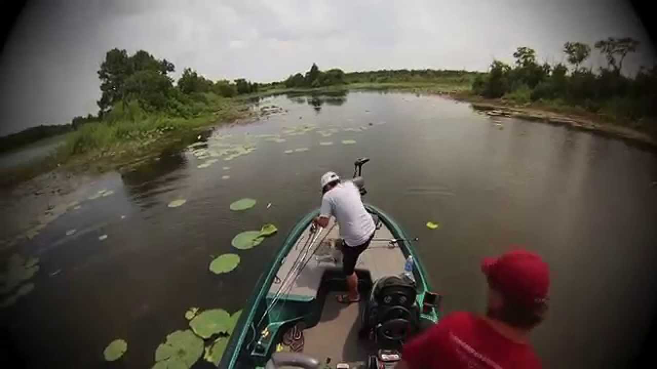 BASS FISHING SHELDON RESERVOIR-FIRST FISH ON THE CL8 BAIT WATER VOLE ...