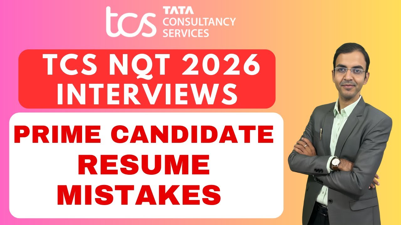TCS Prime Candidate Resume & Interview Mistakes | Avoid These Errors ...