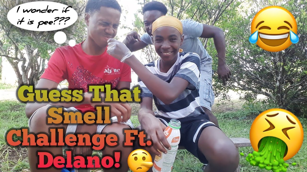Guess That SMELL - Challenge Ft. Delano!! - YouTube