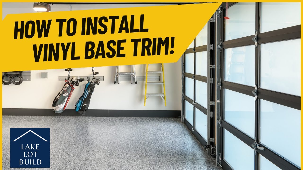 How to Install Vinyl Base Trim with Epoxy Floors! - YouTube