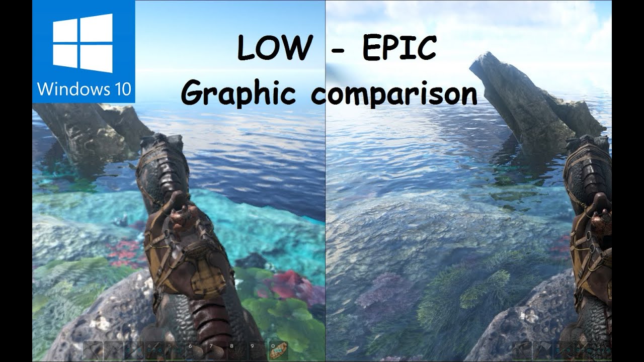 ARK survival evolved patch 209 (Graphic comparison) - YouTube