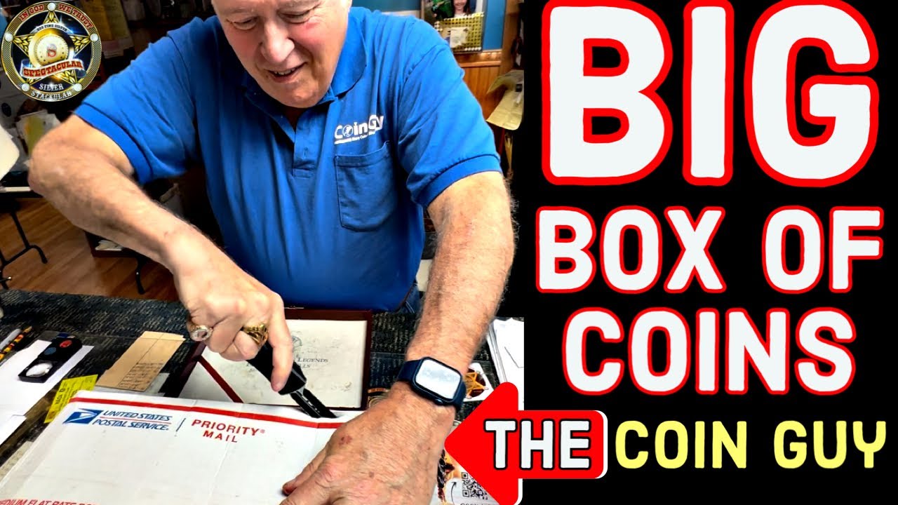 I gave a BIG box of Coins to my Local Coin Dealer! Look Inside! - YouTube