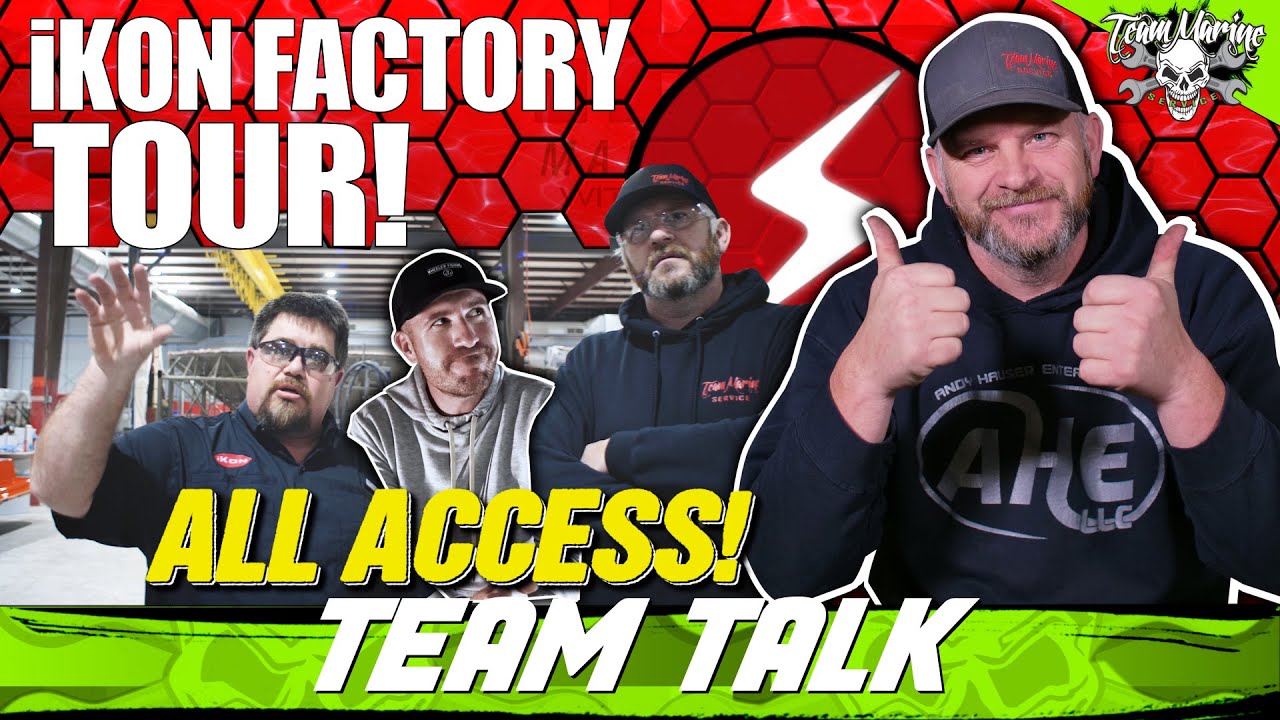 TEAM TALK: iKON BOATS FACTORY TOUR! (ALL ACCESS!!!) - YouTube