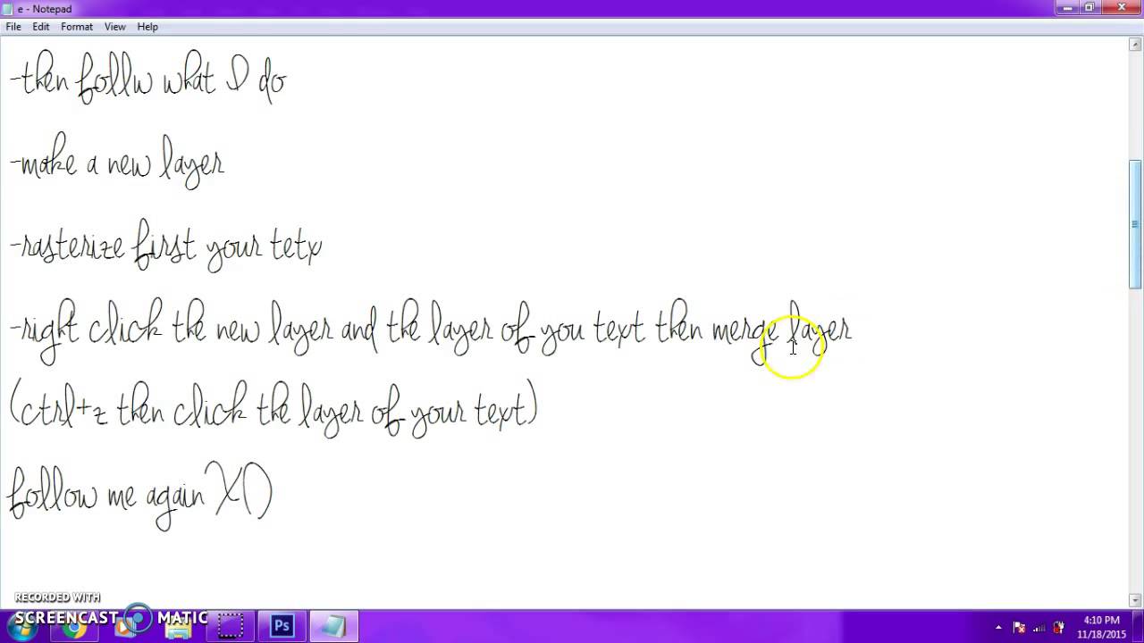 How To make a preppy text on Photoshop - YouTube