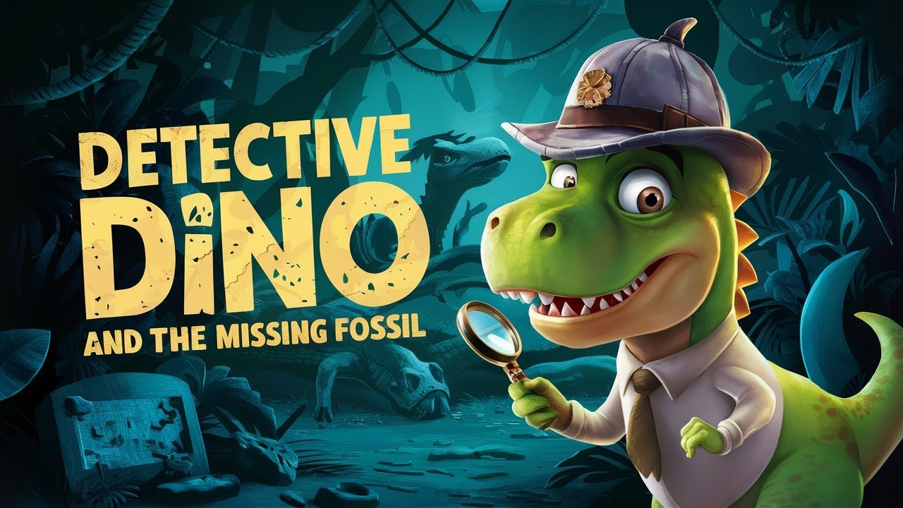 🦖🔍 Detective Dino & The Mystery of the Missing Fossil! 🦴 | Fun Dinosaur ...
