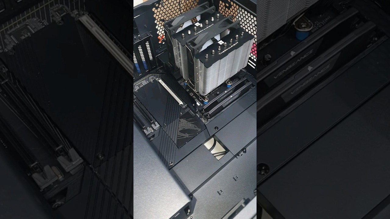 thermalright PHANTOM SPIRIT 120 se air cooler install. am5/am4-lga 11xx/1200/1700 - YouTube