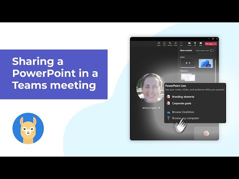 Sharing a PowerPoint presentation during a Microsoft Teams meeting ...