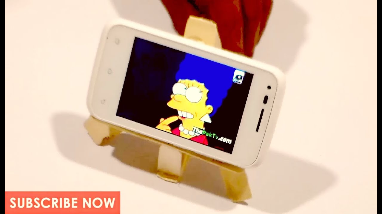 DIY - Popsicle Stick Mobile Stand - Life Hacks For Kids - YouTube