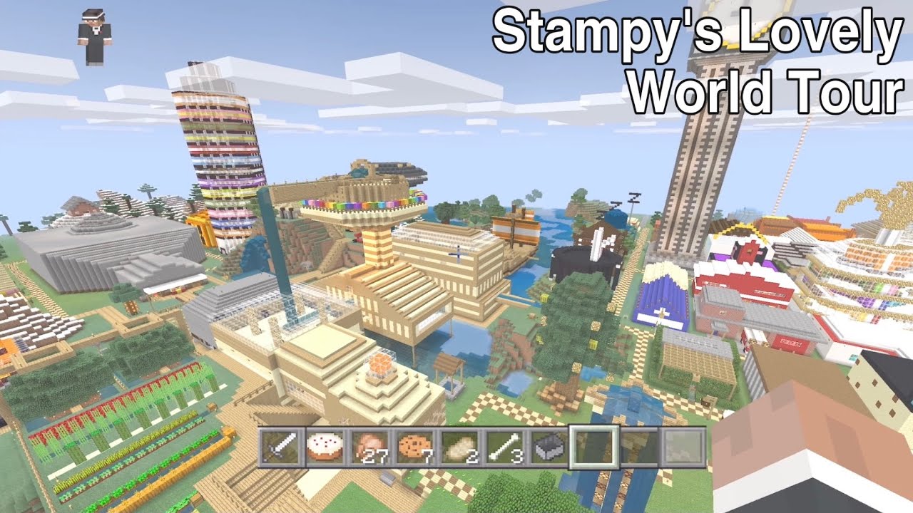 Minecraft PE - Quick Tour of Stampy’s Lovely World! (Remade creation ...