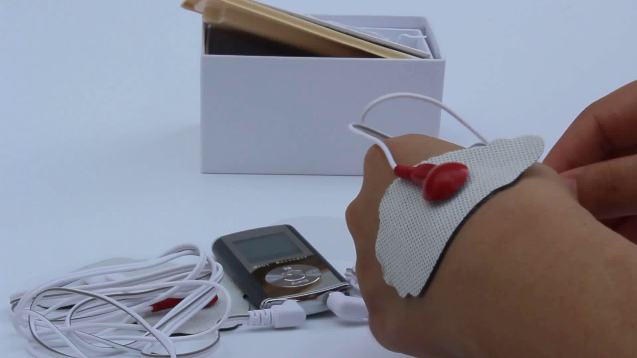 mini tens therapy machine - YouTube