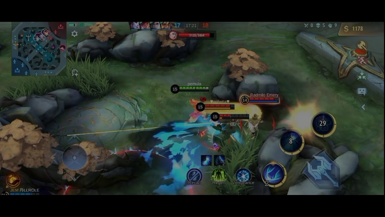 Badang Emblem Tank Dengan Battle Spell Vengeance, Kuat Banget Defendnya ...
