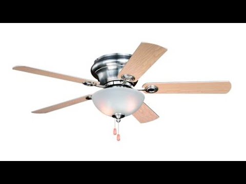 Menards Turn of the Century Camden 42” Ceiling Fan in a House - YouTube