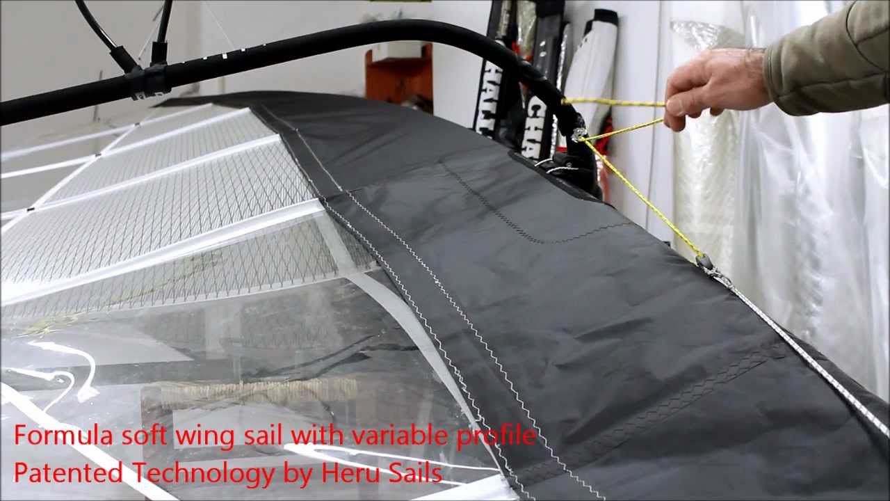 New Heru Sails Formula soft wing sail with Variable Profile by Heru ...