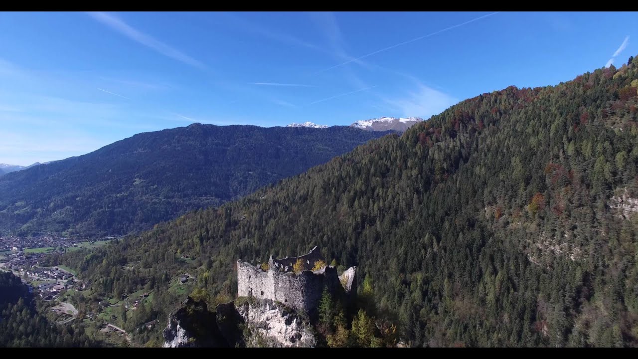 Castel Pietra in Trentino, un gioiello a rischio (4K) - YouTube