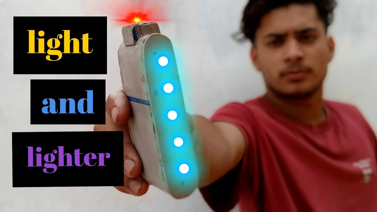new invitation 2in1 project lighter and light #mracexperiment - YouTube