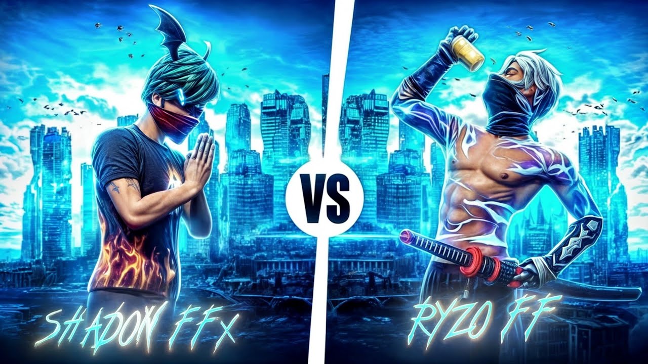 SHADOW FFx VS @Ryzofreestyle Battle Between Freestyle VS Freestyle 🔥 ...