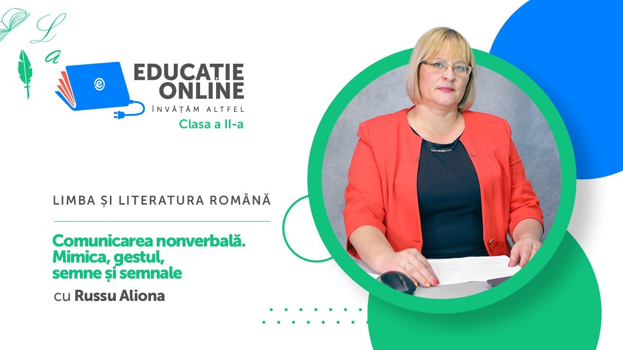 Limba și literatura română, Clasa a II-a, Comunicarea nonverbală ...