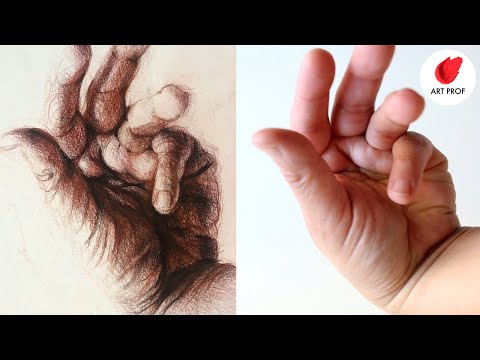 Drawing Hands in Colored Pencil Tutorial - YouTube