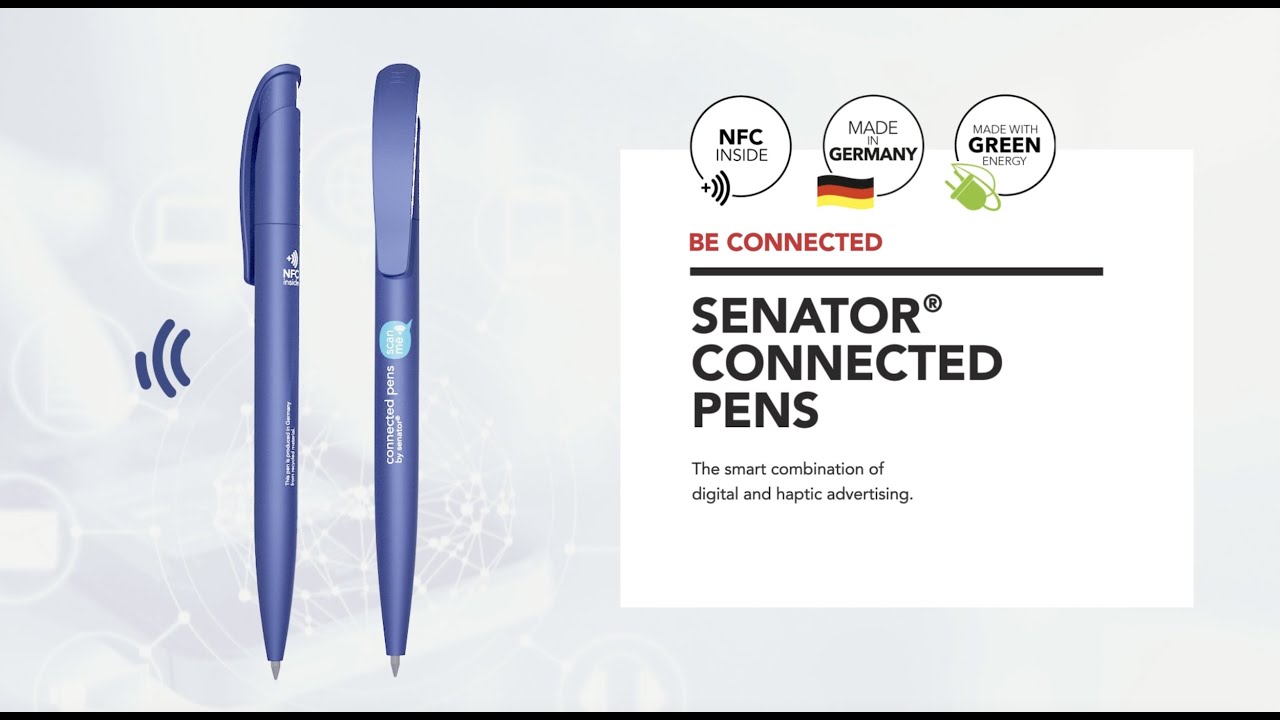 NFC Connected Pens from Senator - YouTube