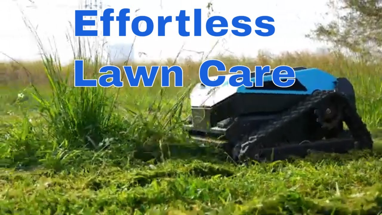 Smart Robot Lawn Mower: Effortless Grass Cutting with Remote Control ...