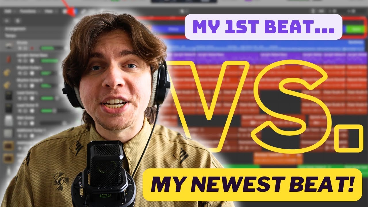 My 1st Beat VS. My Newest Beat...Yikes - YouTube