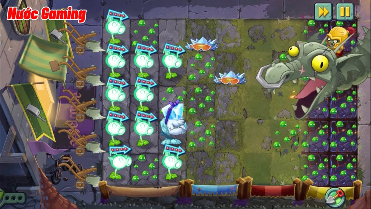 Electric Peashooter Max level vs Fila-mint Max level angry | Plant vs ...