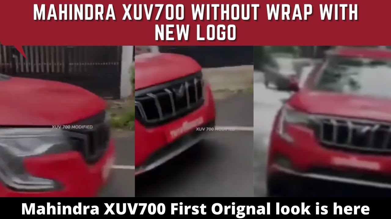 Mahindra XUV 700 First look is Here with New Logo | Mahindra XUV700 ...
