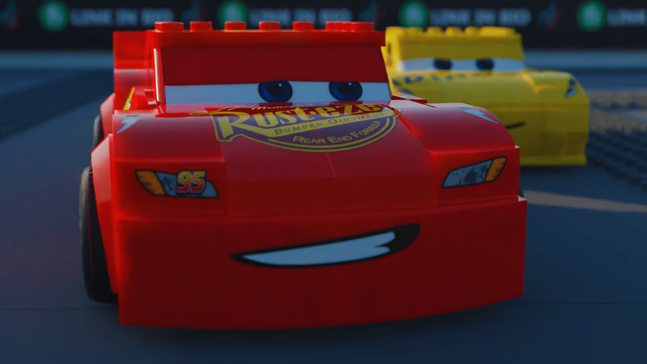 Lightning Mcqueen Speed Race| lego animation - YouTube