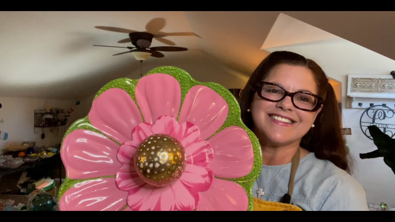 How to make a melamine garden flower 🌸 - YouTube