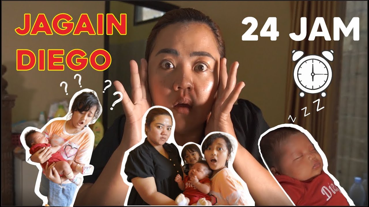 DINAR JAGAIN BABY DIEGO 24 JAM..‼️ DIEGO EEK DINAR NANGIS..😭🤣 - YouTube