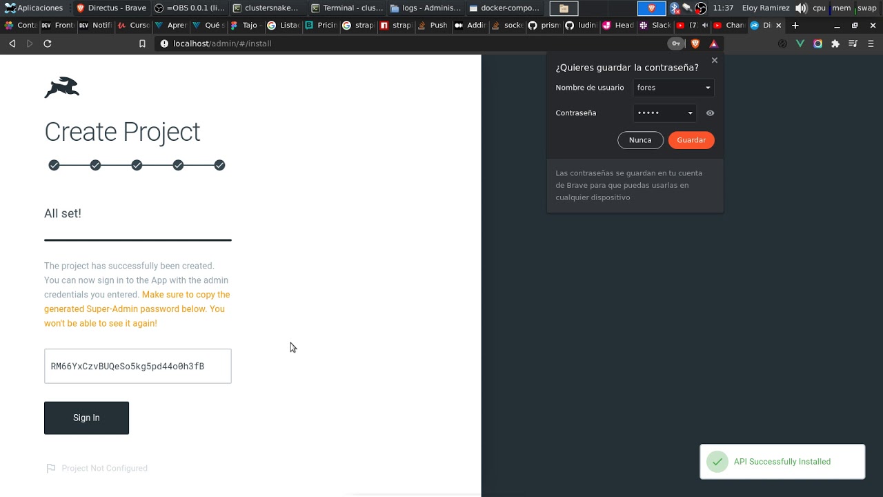 Primer proyecto con directus - YouTube