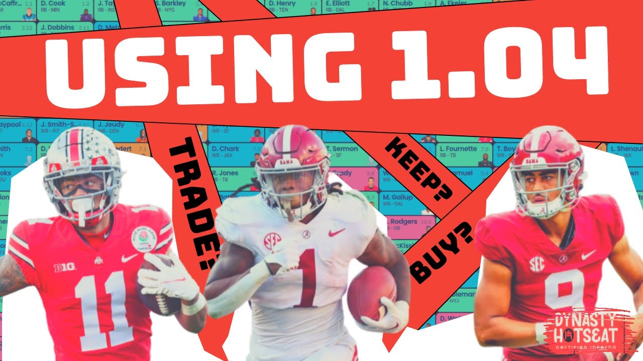 What to do with 1.04? | 2023 Rookie Drafts | Rookie QB Debate | Gibbs ...