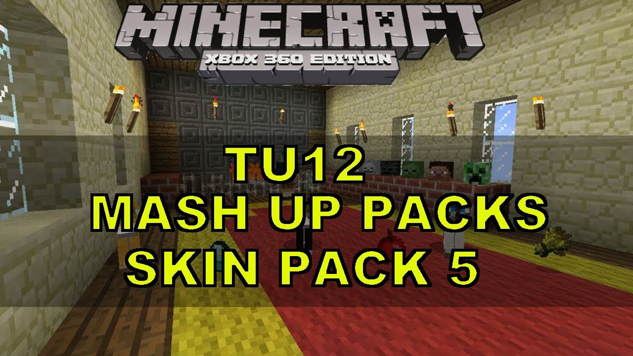 Minecraft Xbox | MASH UP PACKS, TEXTURE PACKS, SKIN PACK 5 | (New ...