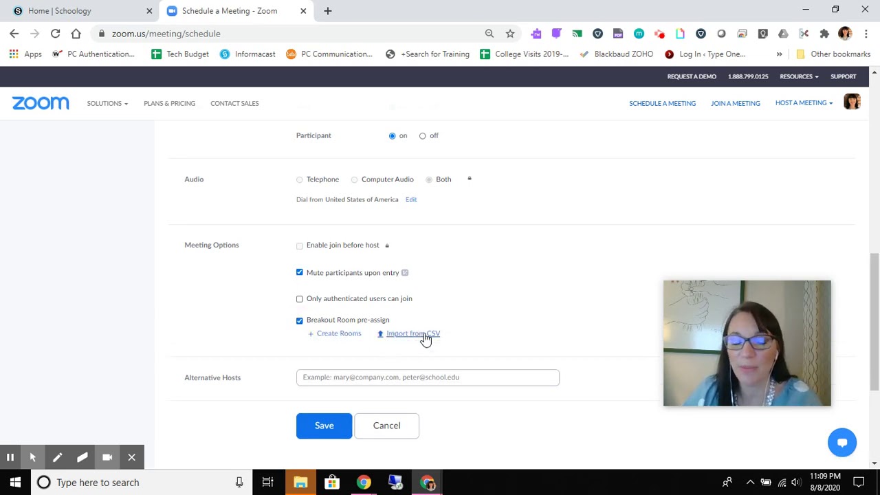 ZOOM: create a meeting template - YouTube