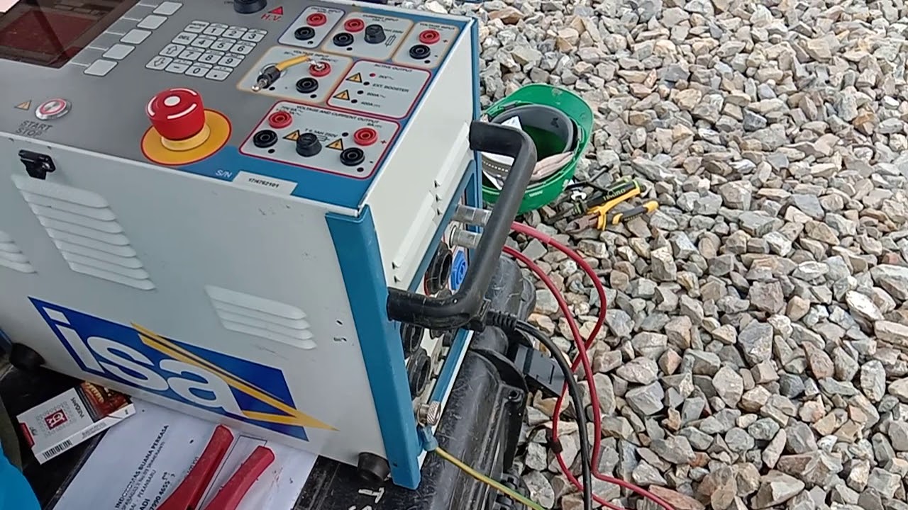 Rangkaian Excitation Test CT dengan menggunakan isa STS 5000. - YouTube