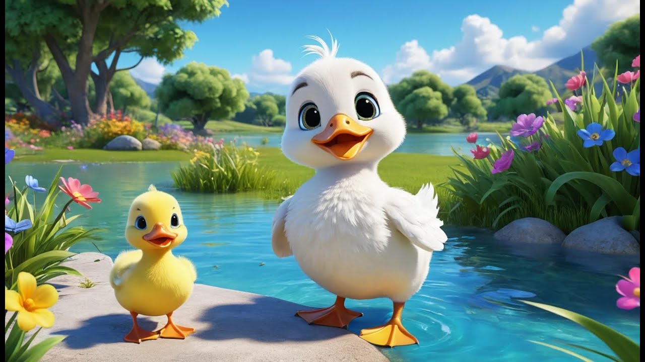Baby Duck Quack Quack Quack | Nursery Rhymes for Kids | Fun Pond ...