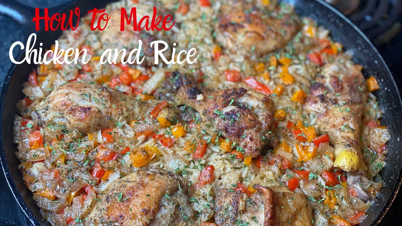 How To Make Chicken and Rice | One Pot Meals | Cook With Me ...
