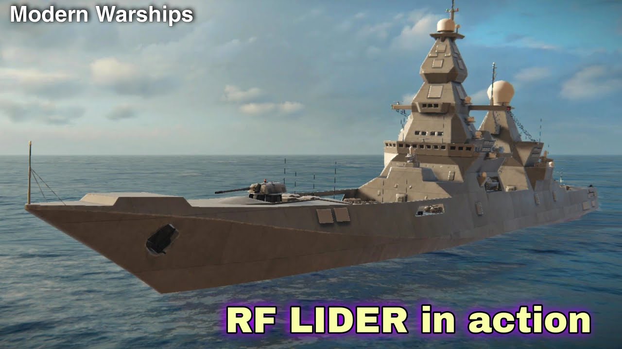 Modern Warships: RF LIDER in action | Alpha server - YouTube
