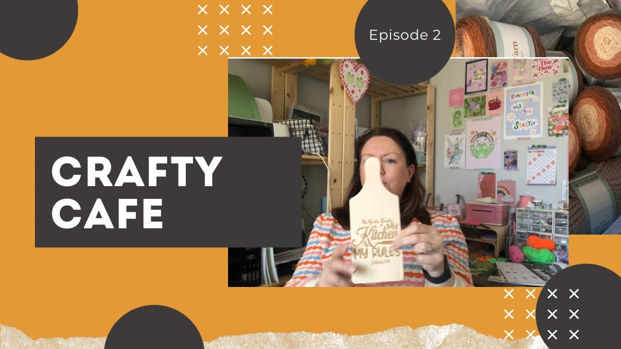Crafty Cafe episode 2 #knittingpodcast #crochetpodcast - YouTube